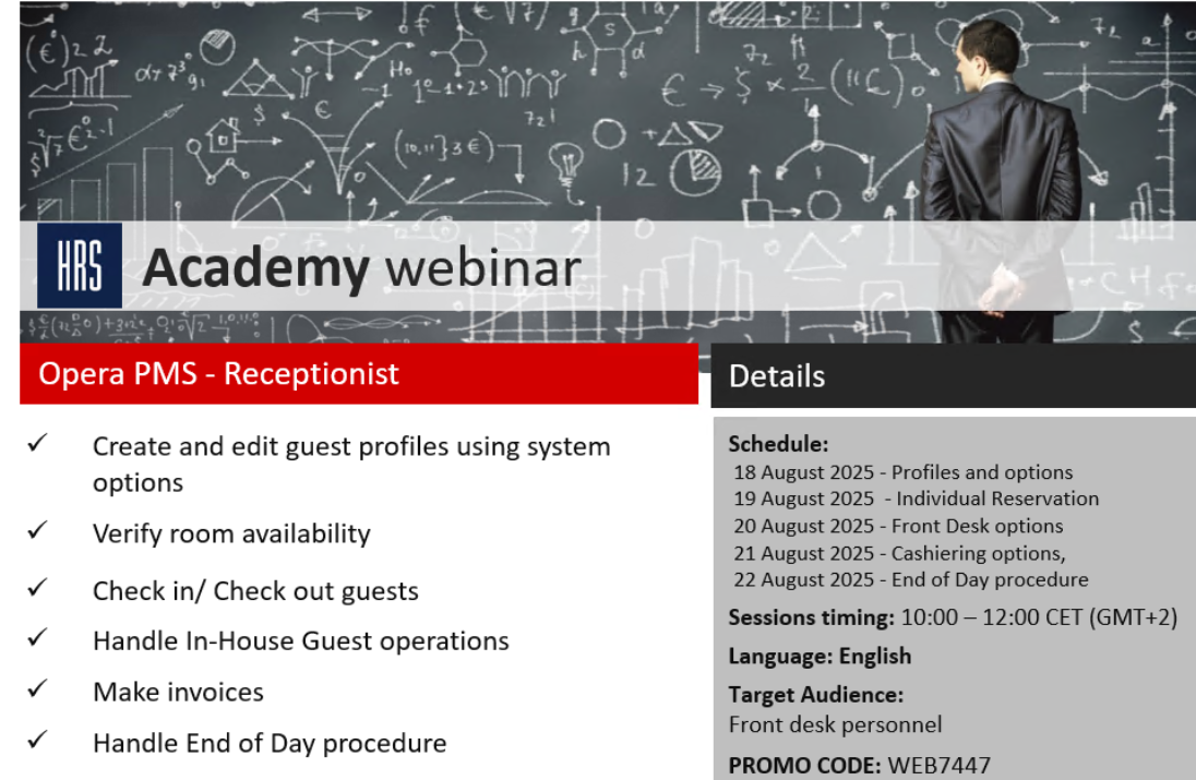 HRS Academy: Webinars